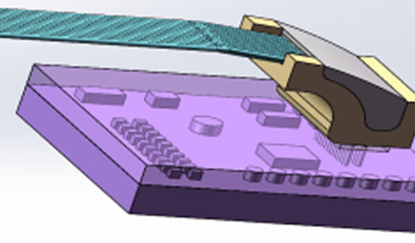 90° Bending FA -MT V Groove Linear Fiber Array: meisuoptics